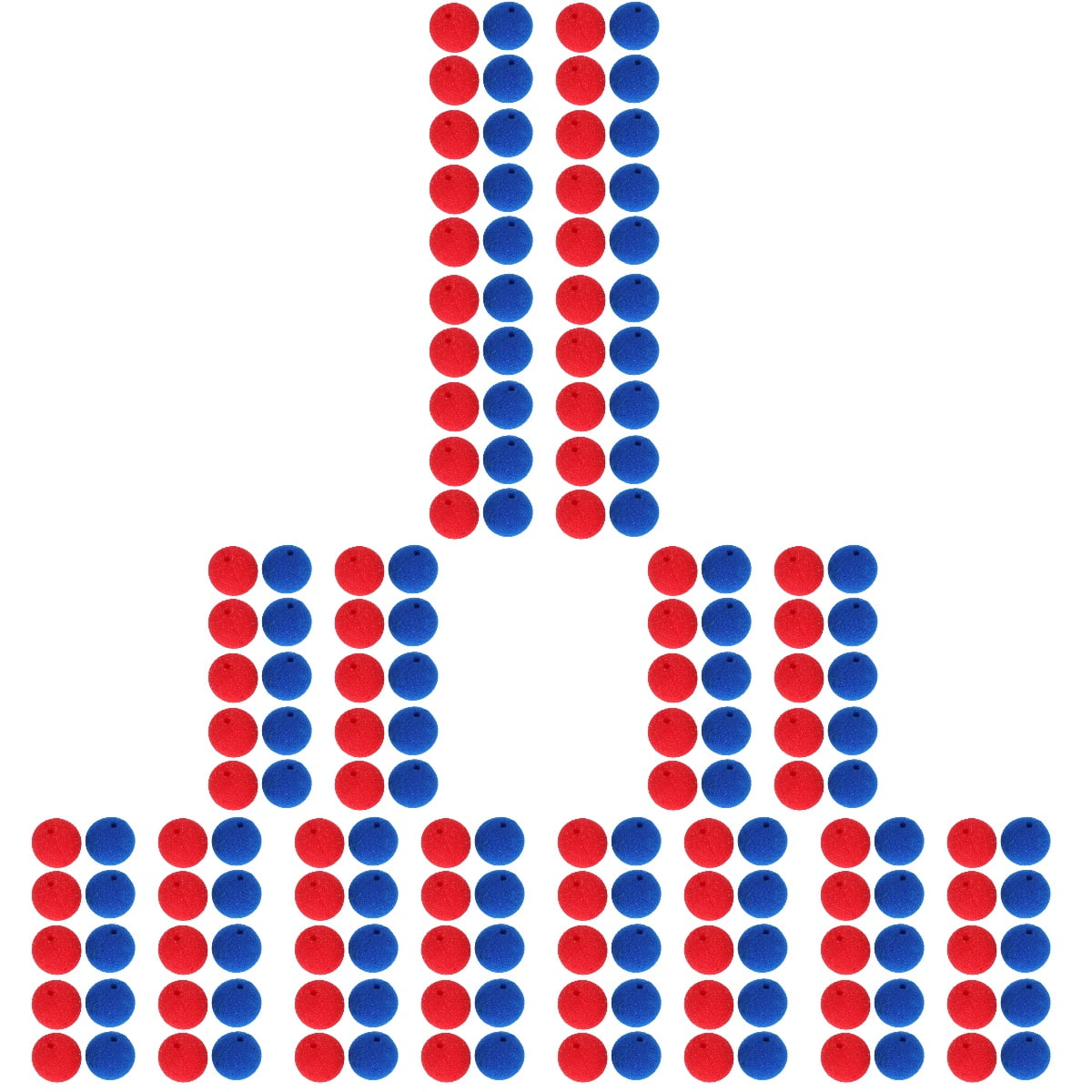 8 Count Circus Props Cosplay Fake Nose Sponge Clown - Walmart.com