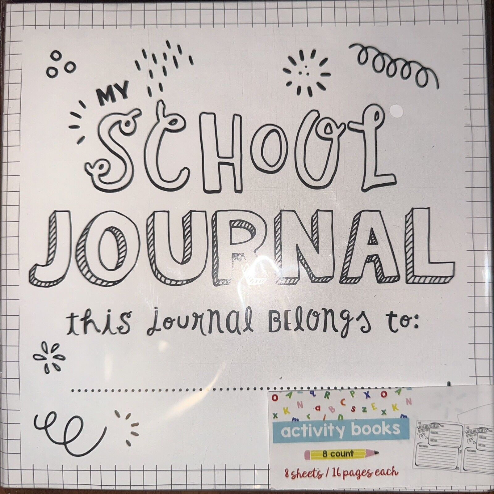 8 Count My School Journal Activity Books - Walmart.com