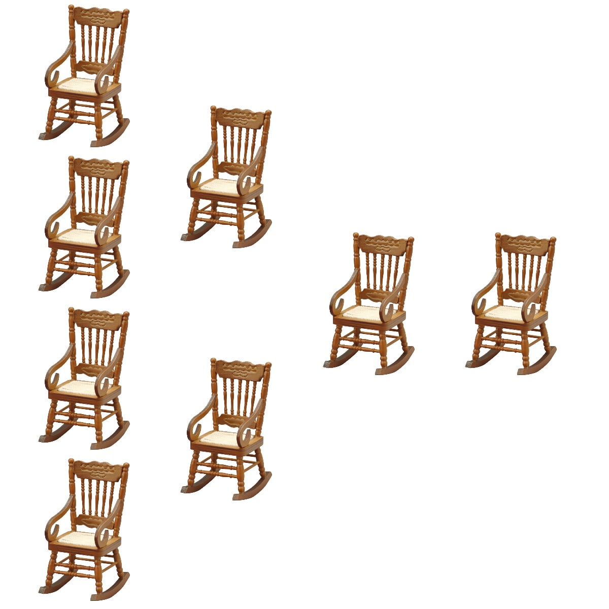 Rocking Chair Furniture Maroon Model Baby - Walmart.com