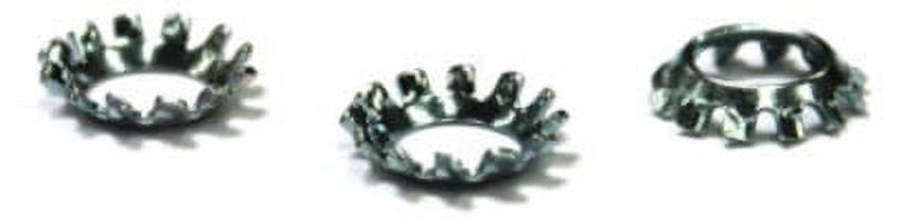 #8 Countersunk External Tooth Lock Washers / Steel / Zinc - 10000 Piece ...
