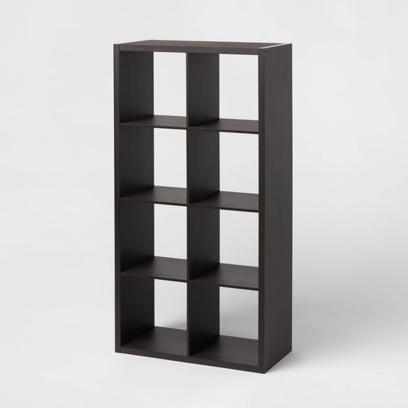 8 Cube Organizer, 13" Storage System, 4 Shelves, 240 lb Capacity ...
