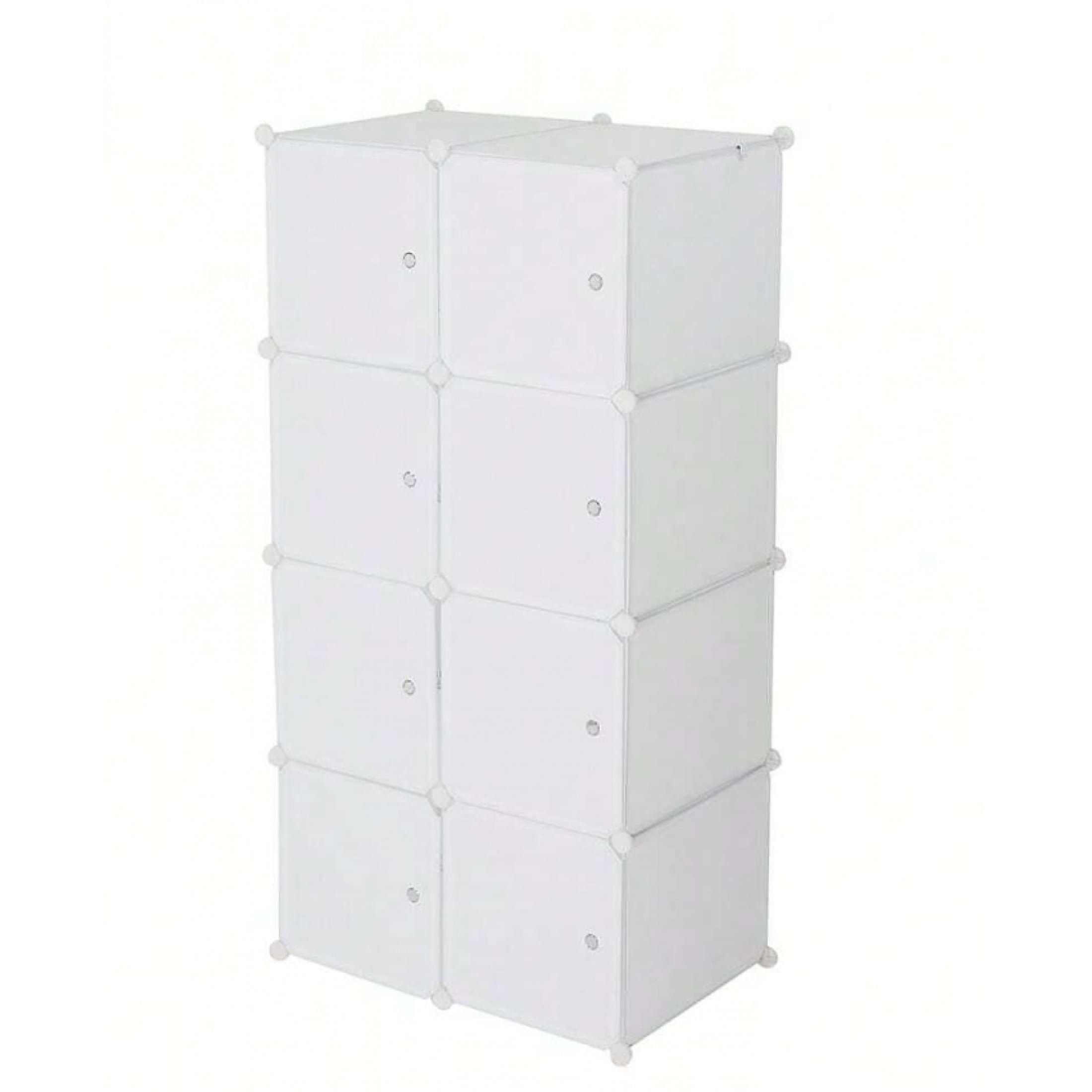 8 Cube Organizer Stackable Plastic Cube Storage Shelves Design ...