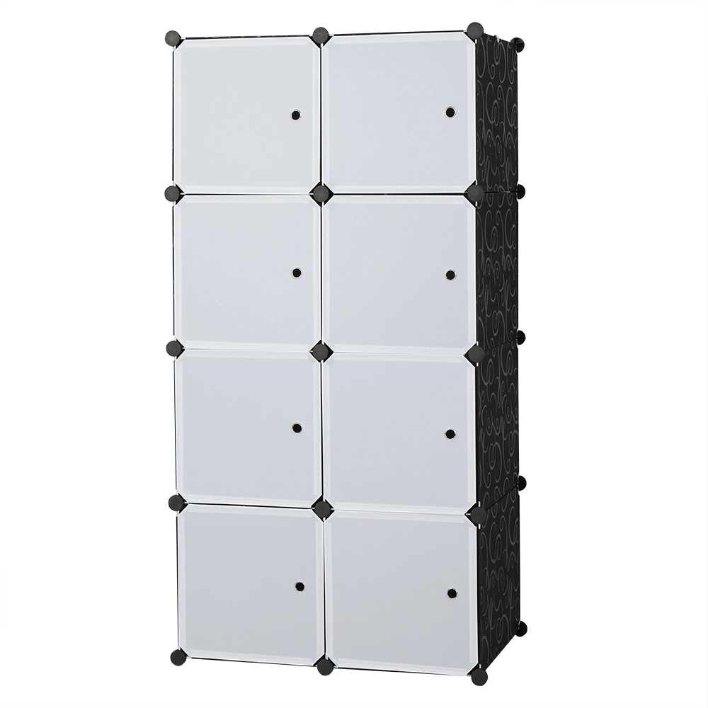8 Cube Organizer Stackable Plastic Cube Storage Shelves Design ...