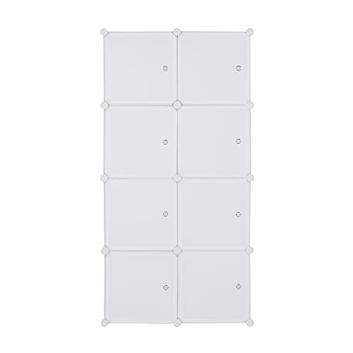 8 Cube Organizer Stackable Plastic Cube Storage Shelves Design ...