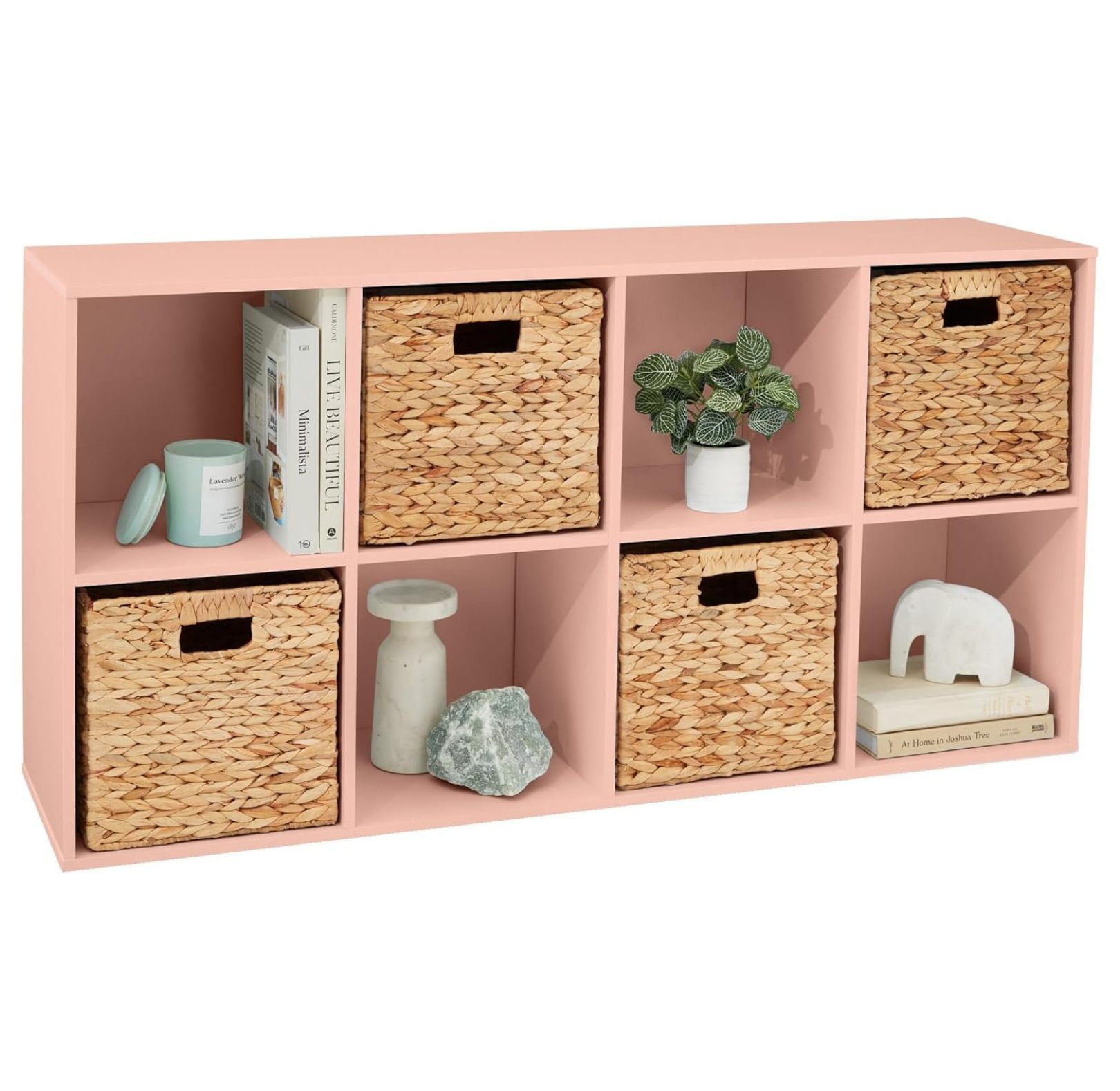 8-Cube Storage Organizer, 11in Shelf Opening, Bookcase, Display Shelf ...