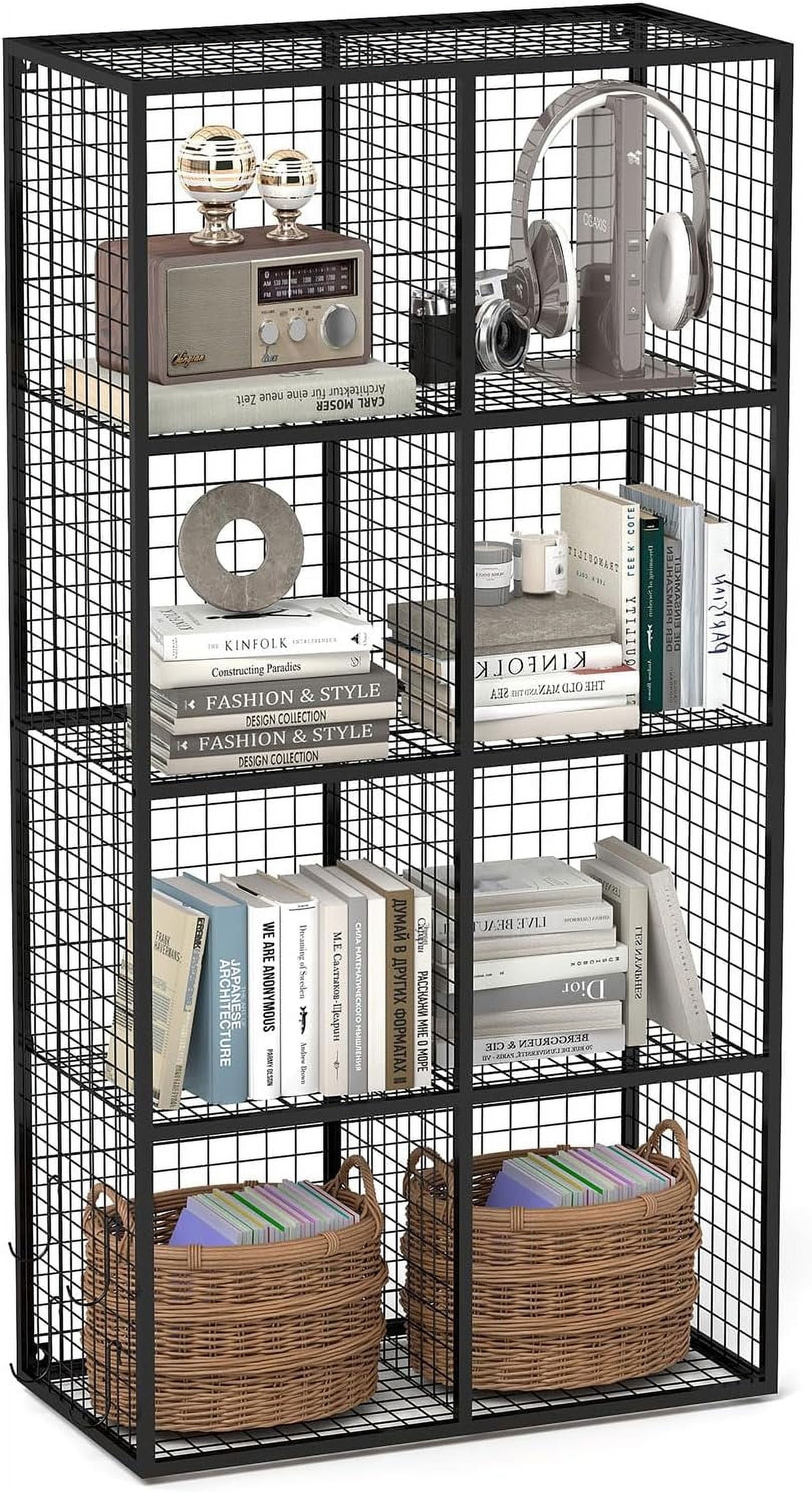 8-Cube Wire Cube Storage, Heavy Duty Metal Storage Organizer, Grids ...