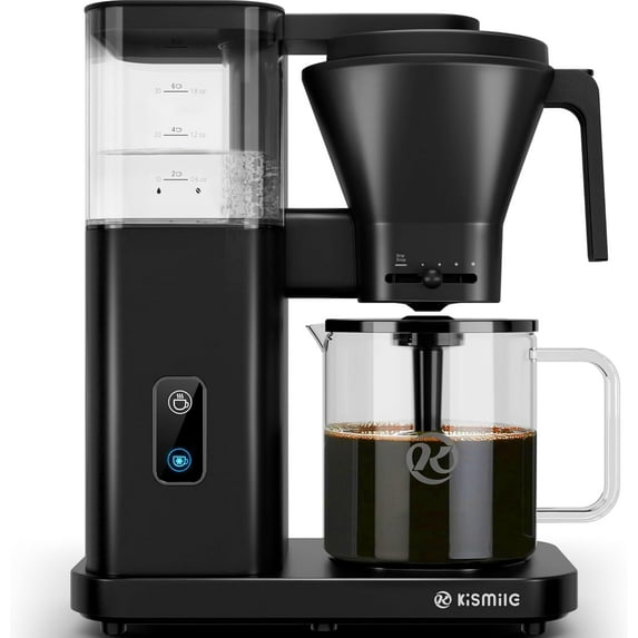 8 Cup Drip Coffee Maker Machine, Pour Over Coffee Brew with 3s Instant ...