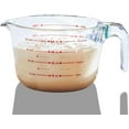 8 Cup Large Glass Measuring Cup - Kitchen Mixing Bowl Liquid Measure ...