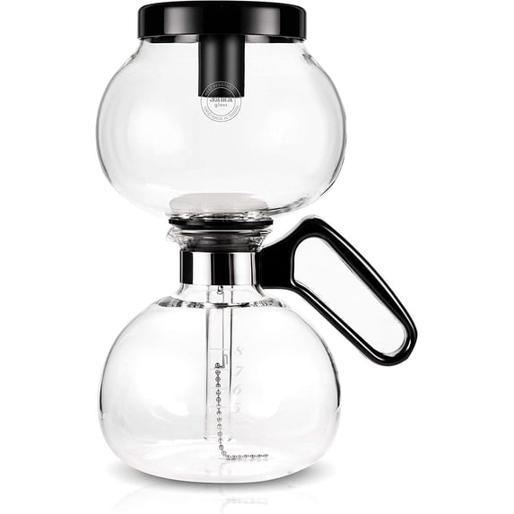8-Cup Stovetop Siphon Coffee Maker, 24 Oz Vacuum Brew, Heat-Resistant ...