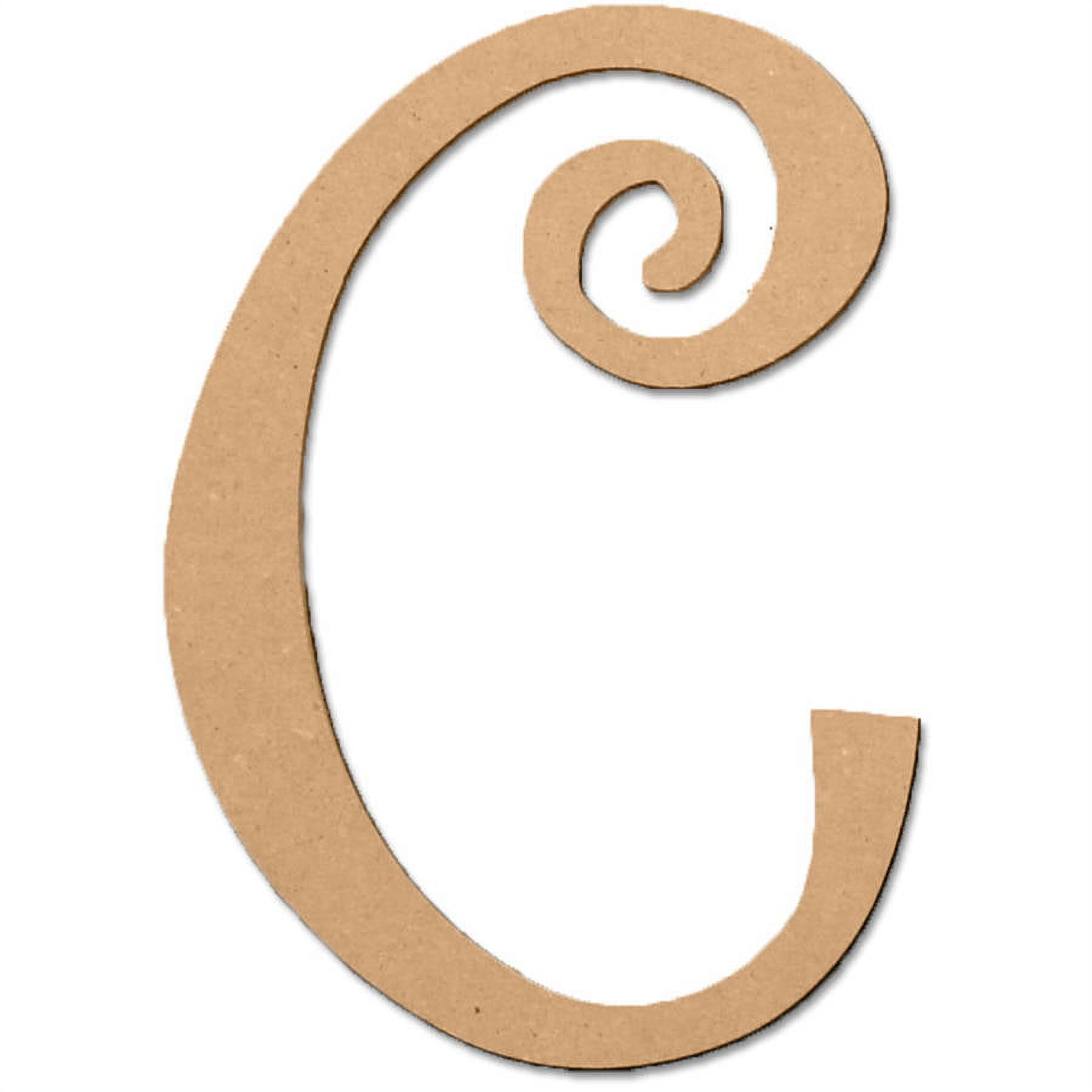 8" Curly Letter C, 1 Each - Walmart.com