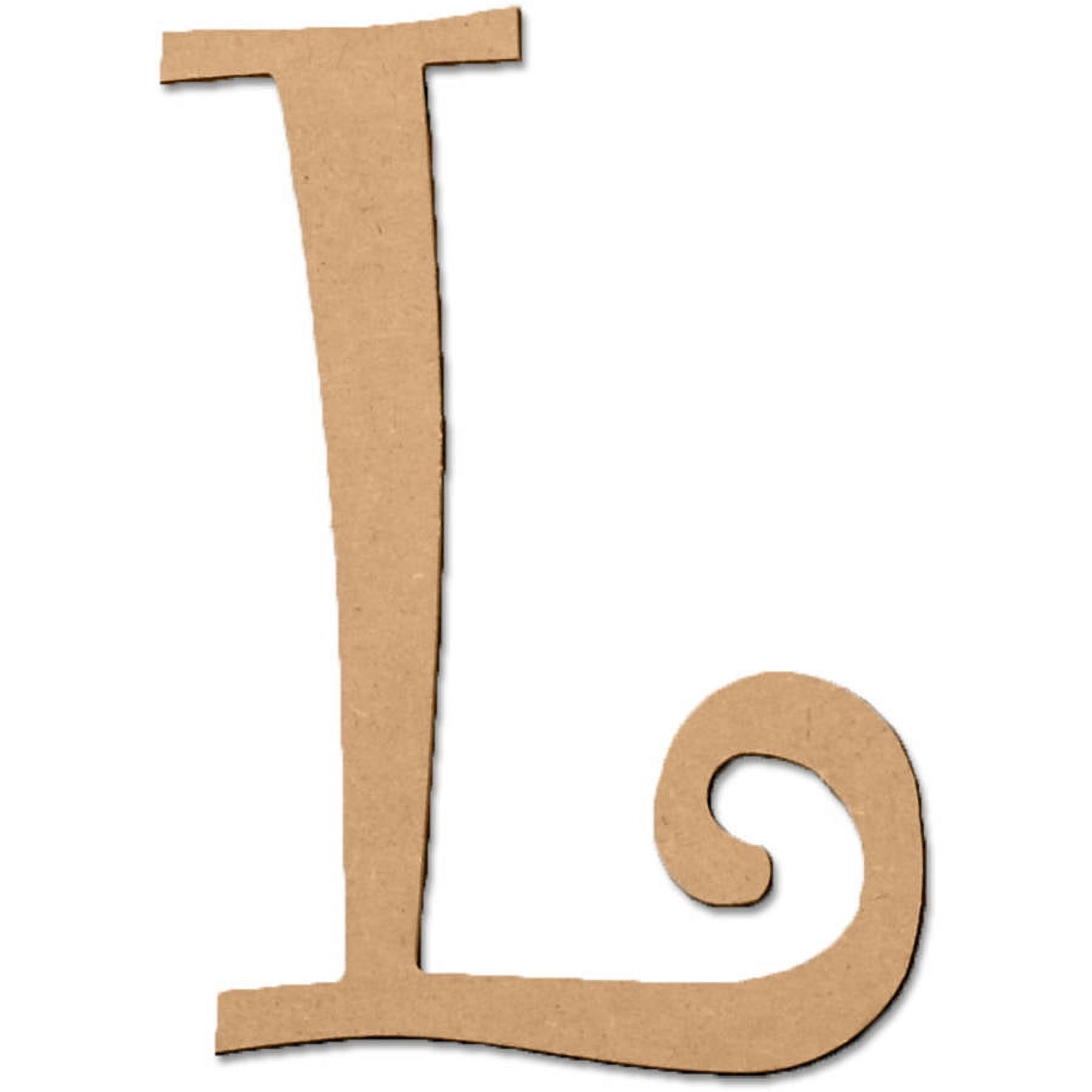 8" Curly Letter L, 1 Each - Walmart.com