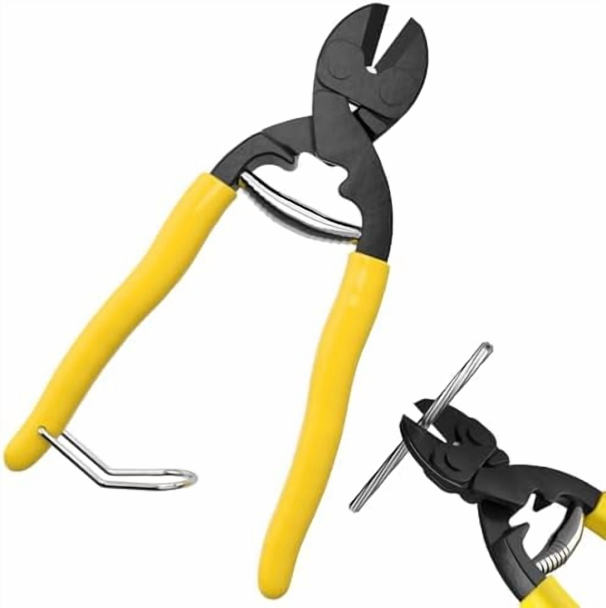 8" Cutting Pliers Wire Cutter Steel Cable Cuts Copper Wire, Rope Spring ...
