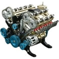8-Cylinder Full Metal Car Engine Model, Full Metal Car Engine Model, 4 ...