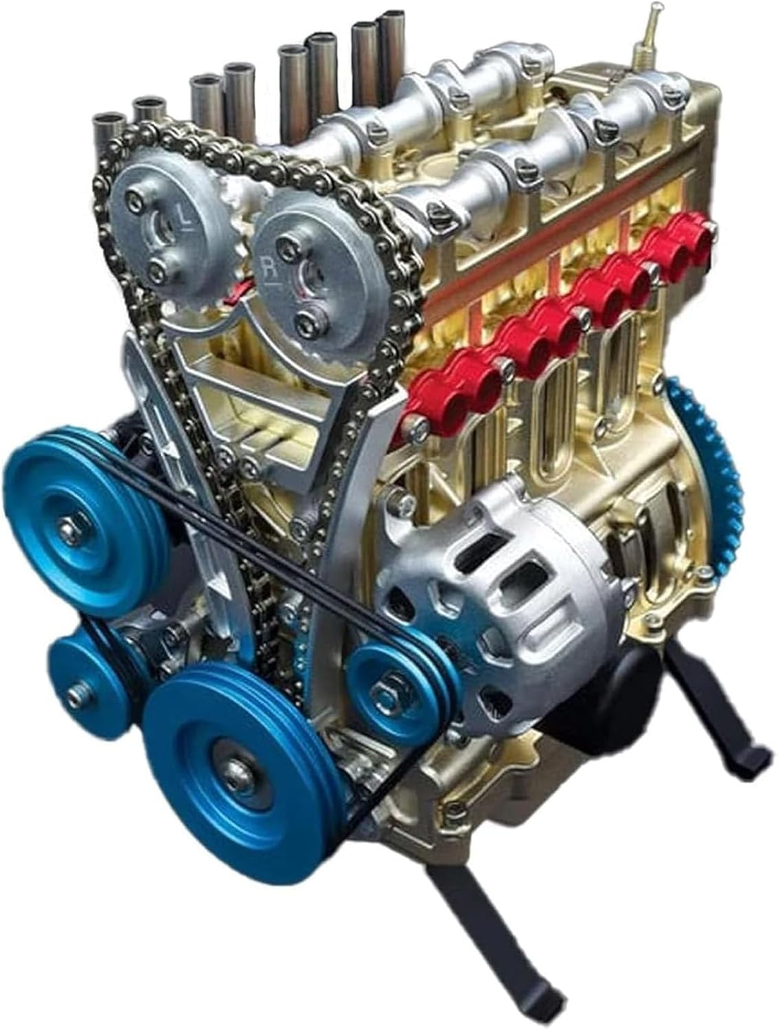 8-Cylinder Full Metal Car Engine Model, V8 Engine Model Kit, Model ...