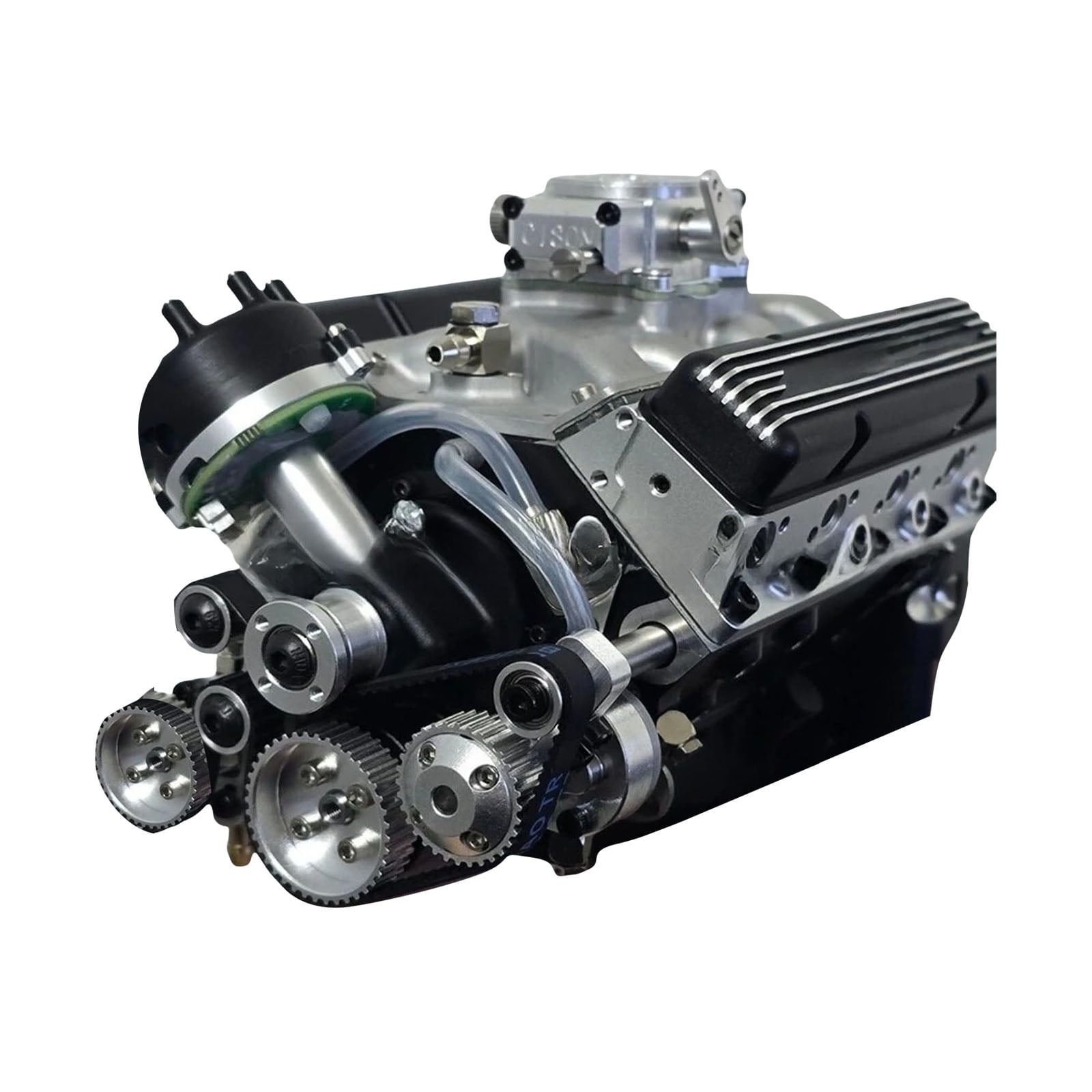 8-Cylinder Full Metal Car Engine Plastic Model, Full Metal Model Engine ...
