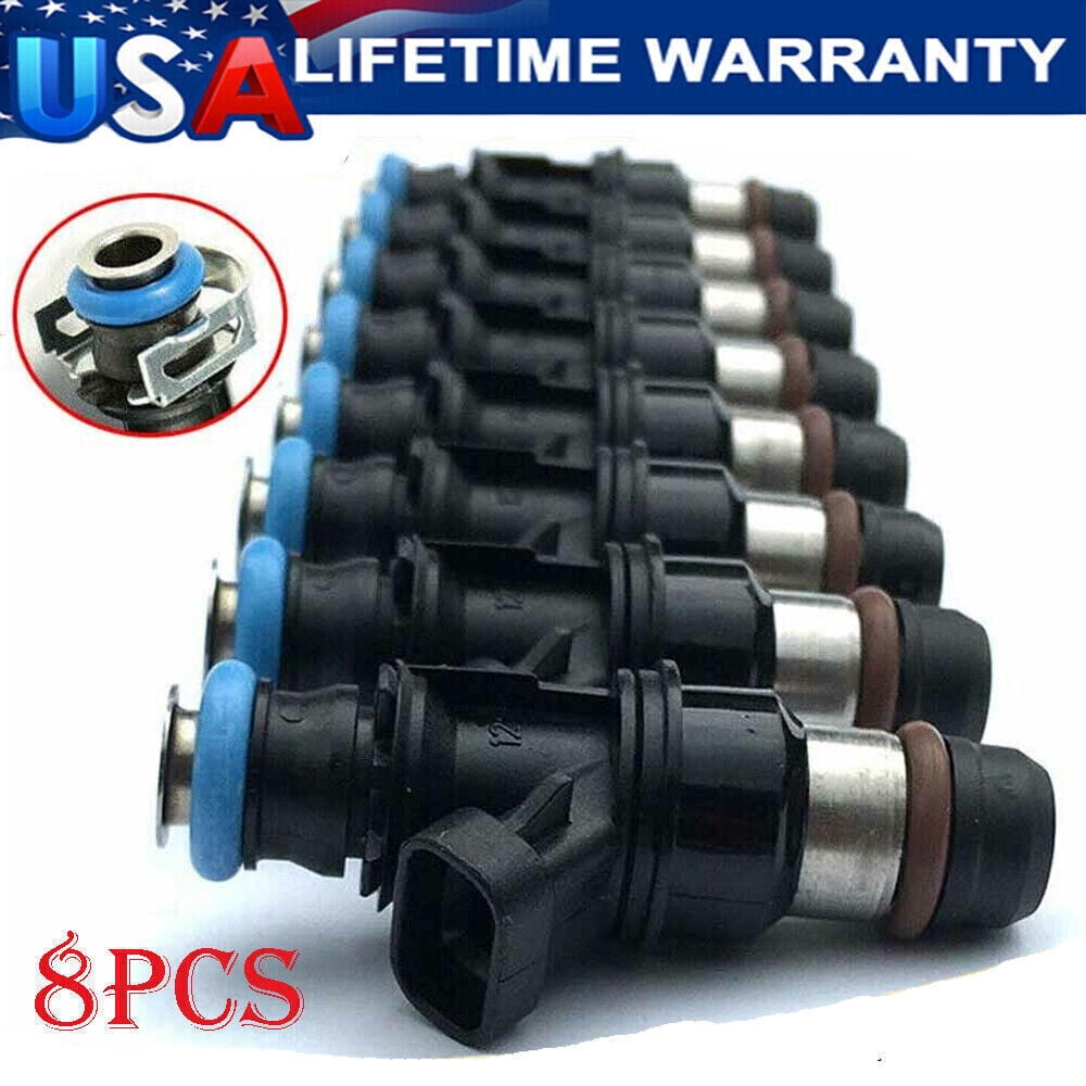 (8) DELPHI FUEL INJECTORS 25343789 FOR CHEVY GMC SILVERADO SUBURBAN 5.3 ...