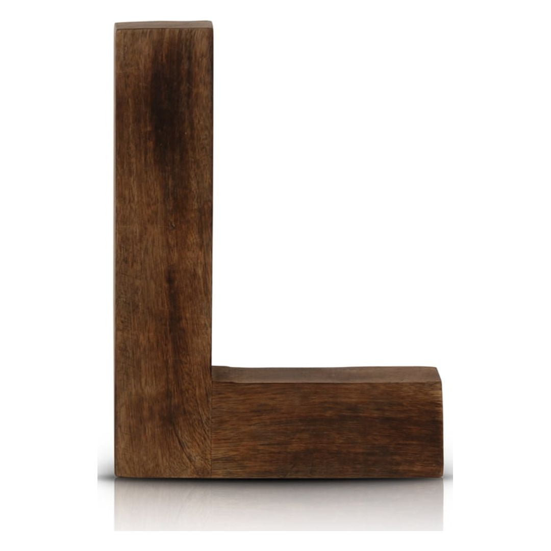8" Decorative Solid Block Wooden Letters Alphabets Words Natural ...