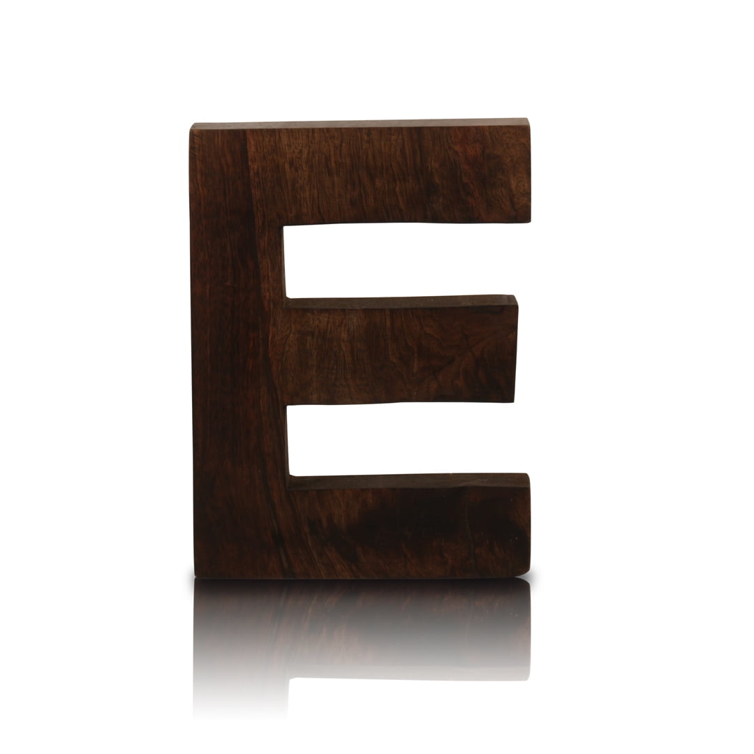 8" Decorative Solid Block Wooden Letters Alphabets Words Natural ...