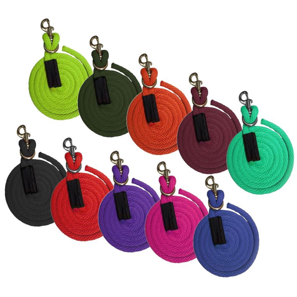 8' Derby Lead w/ Removable Snap (Black) - Walmart.com