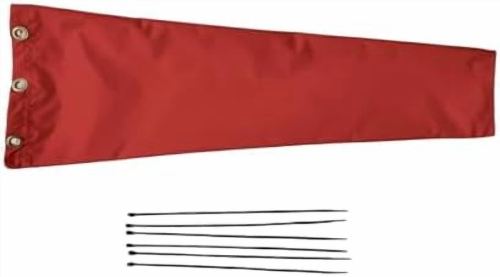 8" Diameter x 36" Long Heavy-Duty Nylon Windsock – UV & Weather ...