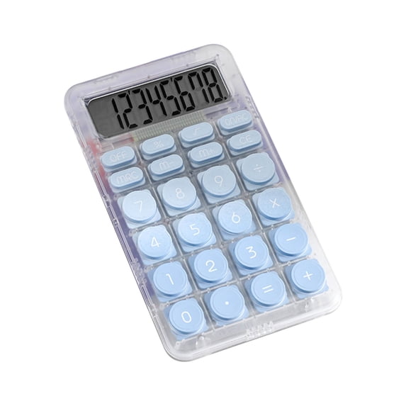 8-Digit Basic Standard Calculator, Desk Clear Calculators with LCD ...