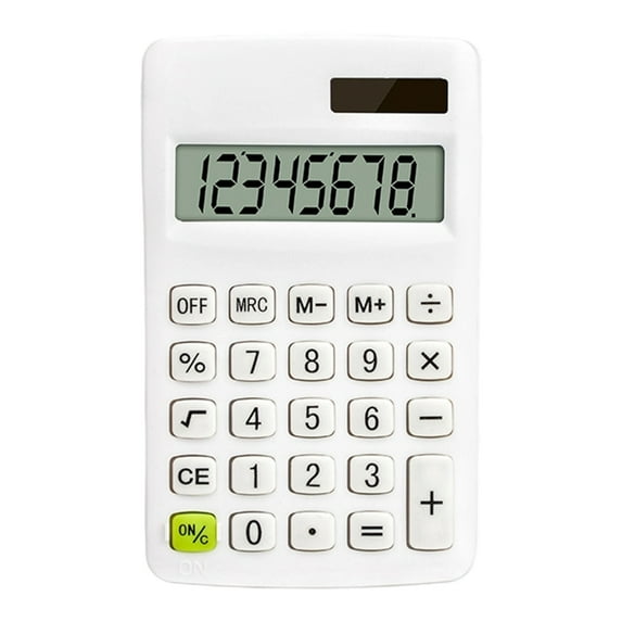 8 Digit Calculador Large Display Solar Calculator Big Button Elctronic ...