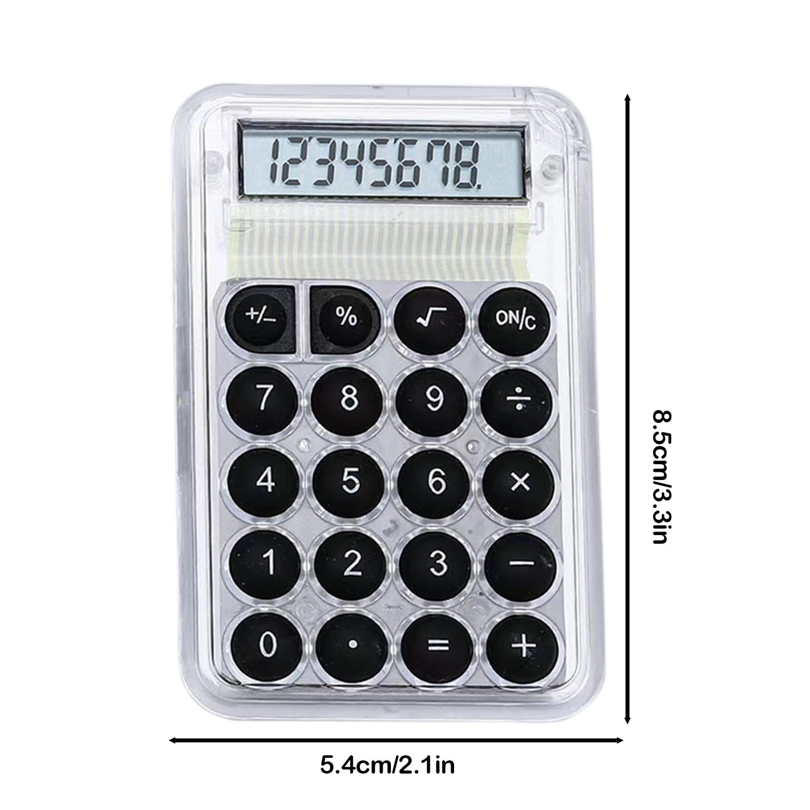 8 Digit Desk Calculator, Desktop Calculators with Large LCD Display ...