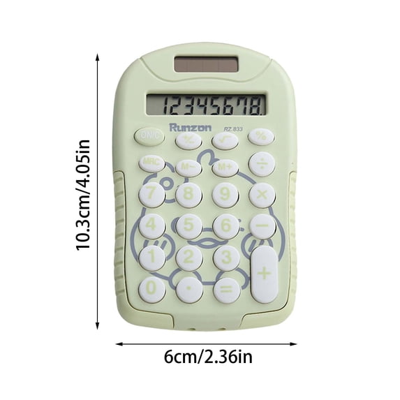 8 Digit Desk Calculator, Desktop Calculators with Large LCD Display ...