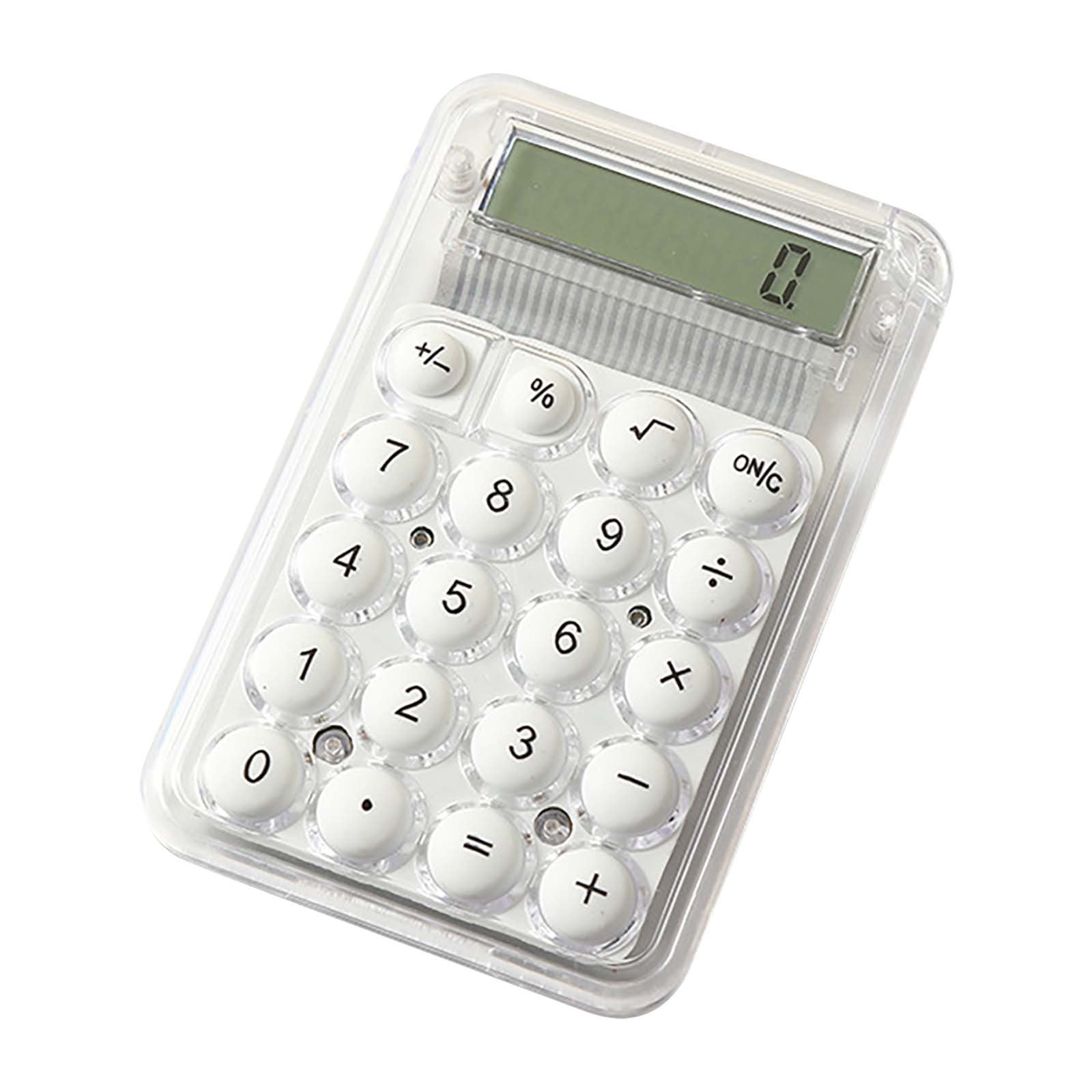 8-Digit Lcd Mini Calculator, Compact Desktop Model, Basic Math ...