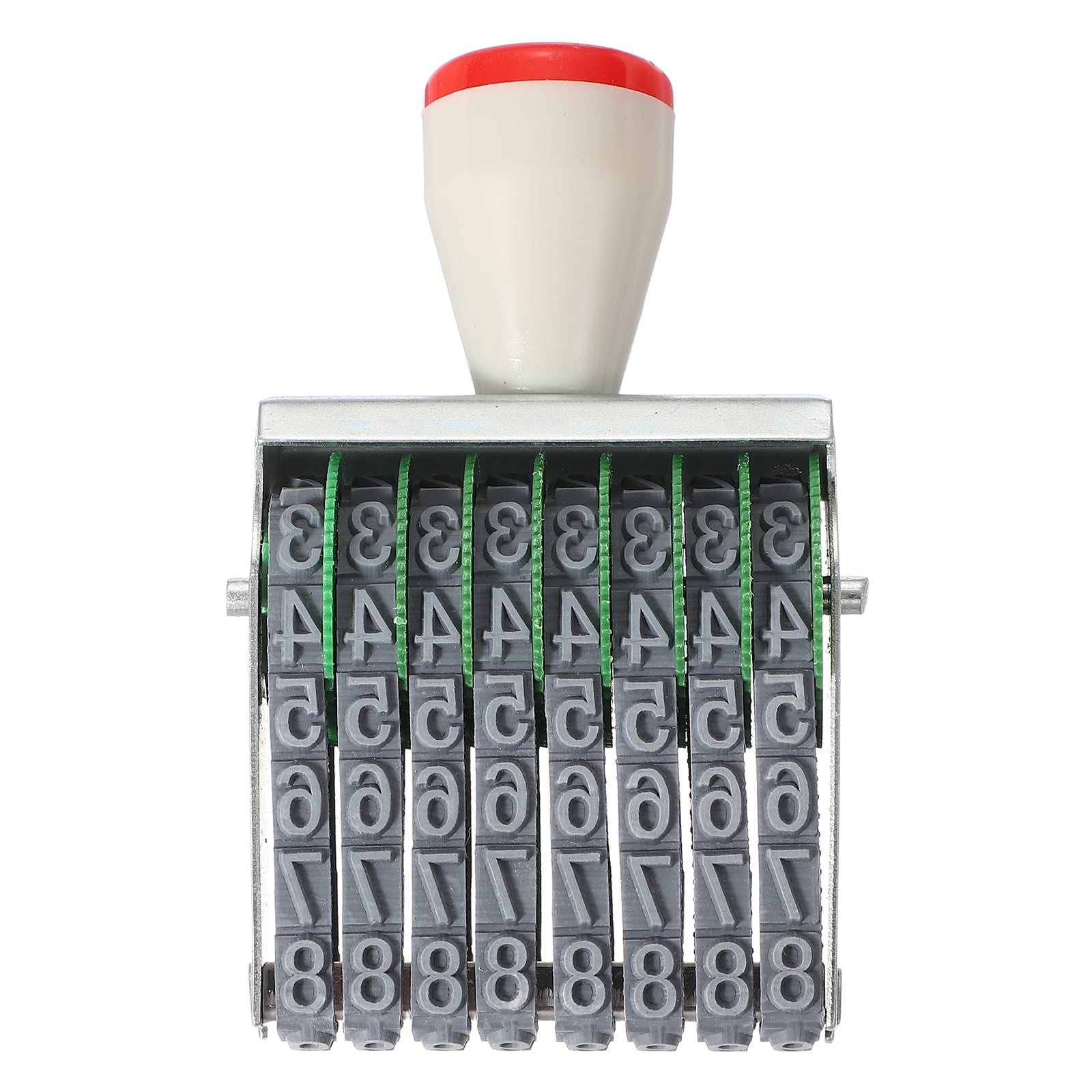 8 Digits Roller Stamp, 2 Pcs Personalized 7.5mm 26 Alphabet Number 0-9 ...