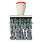 8 Digits Roller Stamp, Personalized 7.5mm 26 Alphabet Number 0-9 Symbol ...