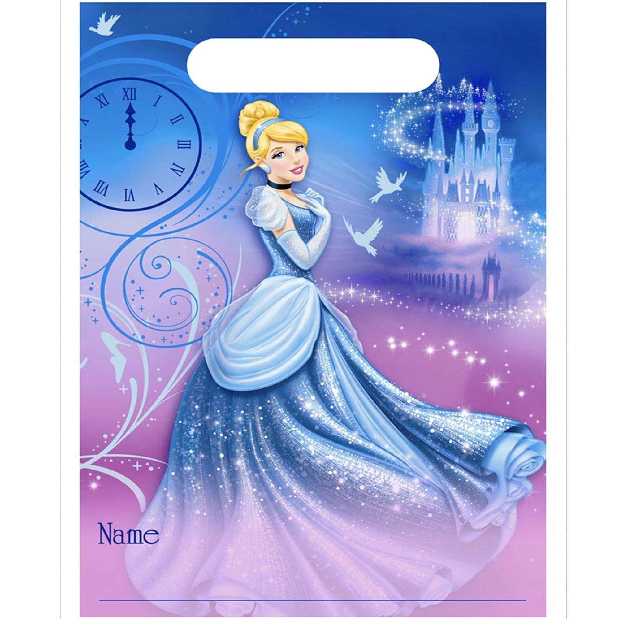8 Disney Princess Cinderella Loot Candy Party Favors Goodie Bags ...