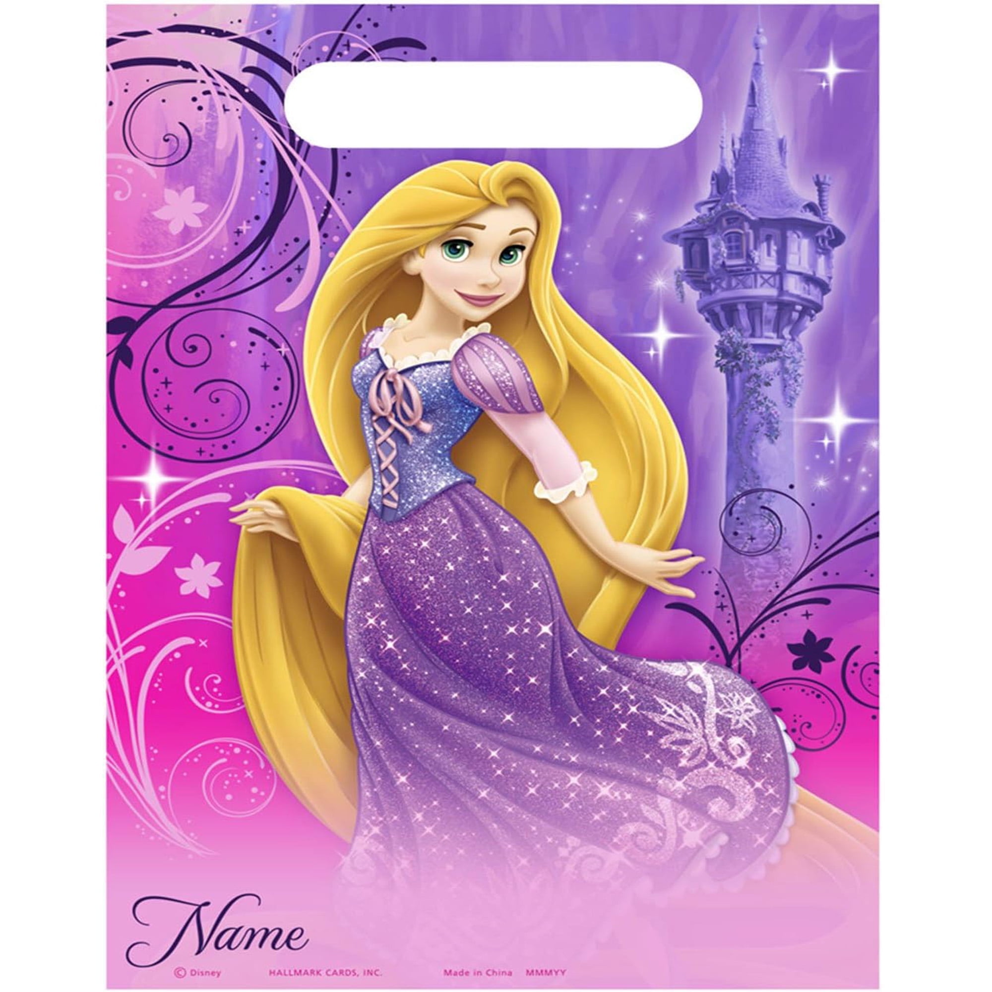 8 Disney Princess Rapunzel Loot Candy Party Favors Goodie Bags ...
