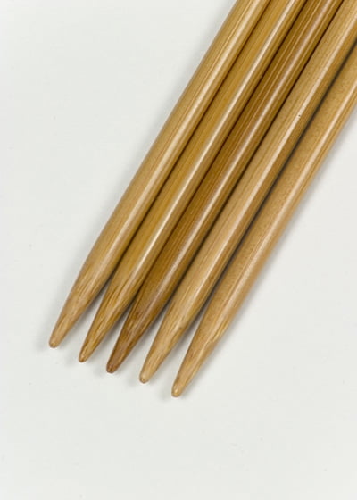 8" Double Pointed Bamboo Needles - US 5 - Knitting Needles from Crystal ...