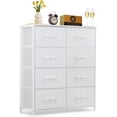 8-Drawer Dresser for Bedroom, Anti-Tip Tall Storage Organizer Chest of ...