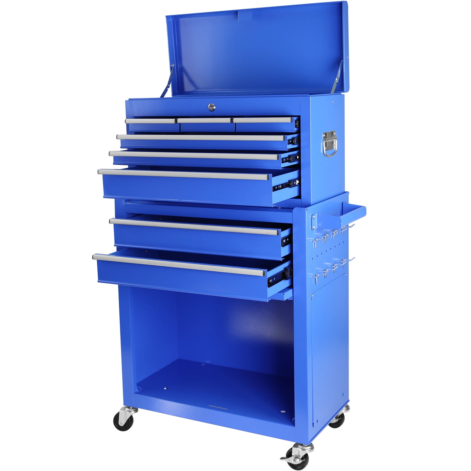 8 Drawer Rolling Tool Chest With Wheels, Large Capacity Rolling Tool ...