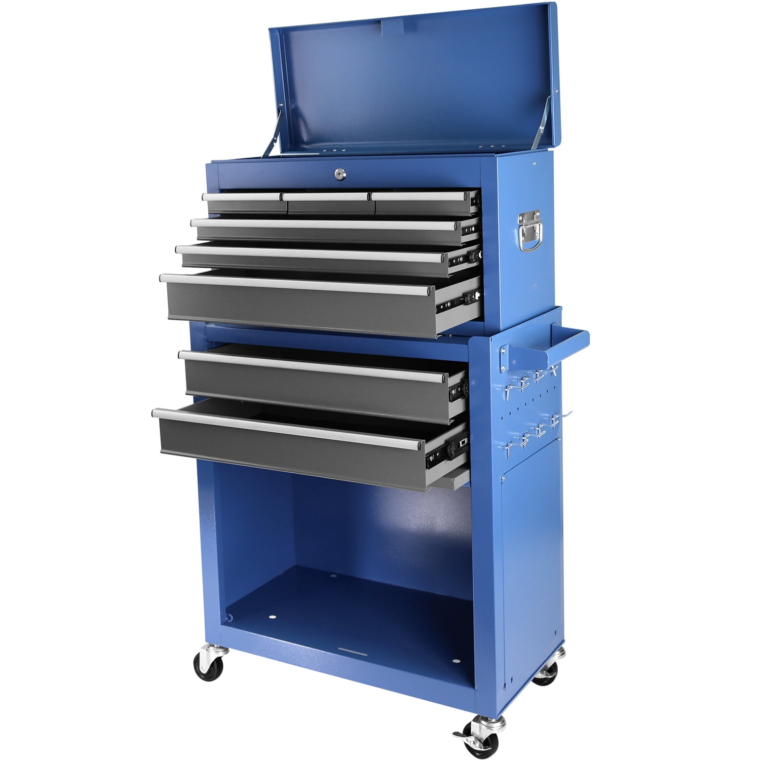 8 Drawer Rolling Tool Chest With Wheels, Large Capacity Rolling Tool ...