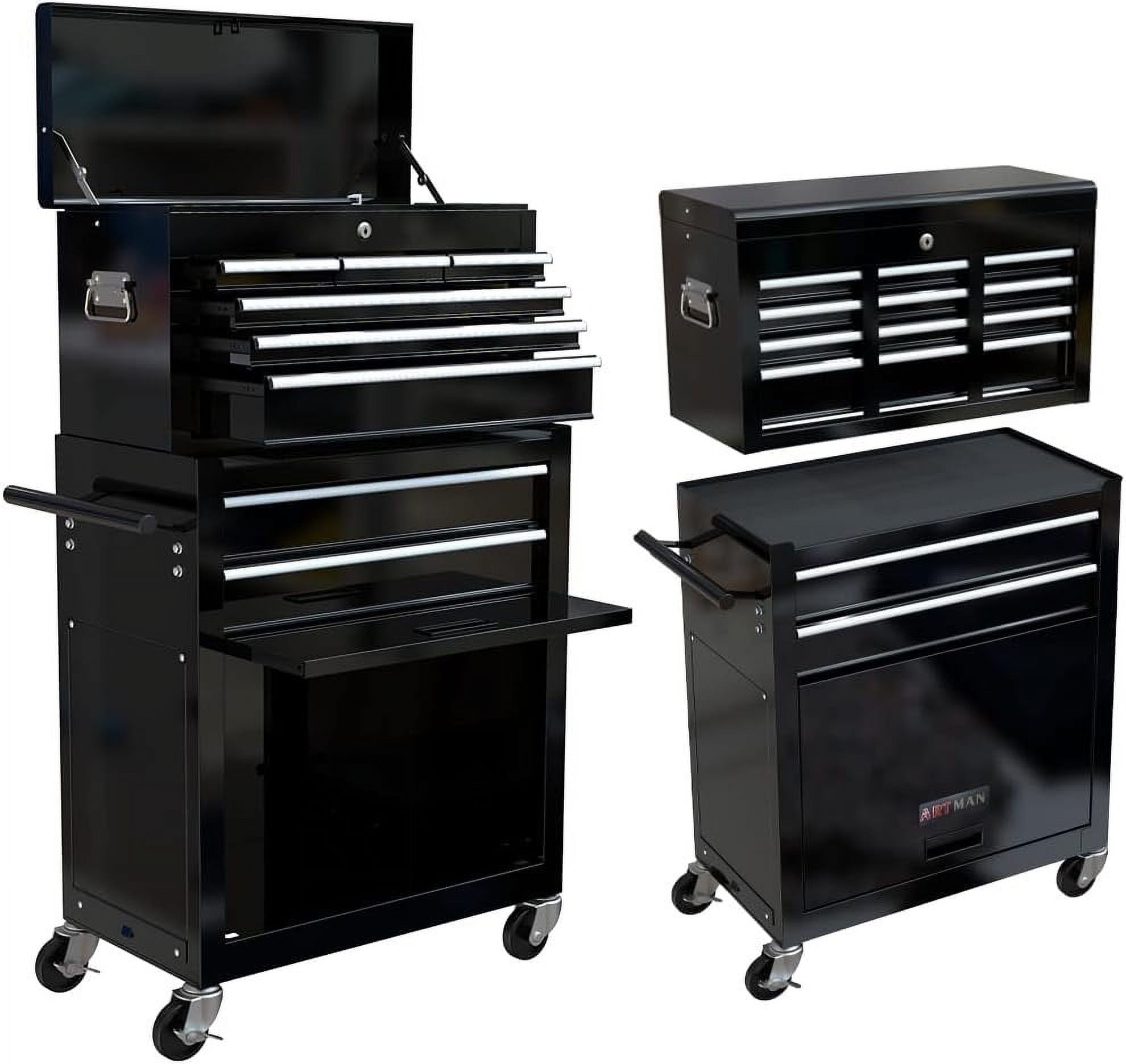 8-Drawer Tool Chest High Capacity Rolling Tool Chest with Wheels and Drawers Rolling Tool Box ...