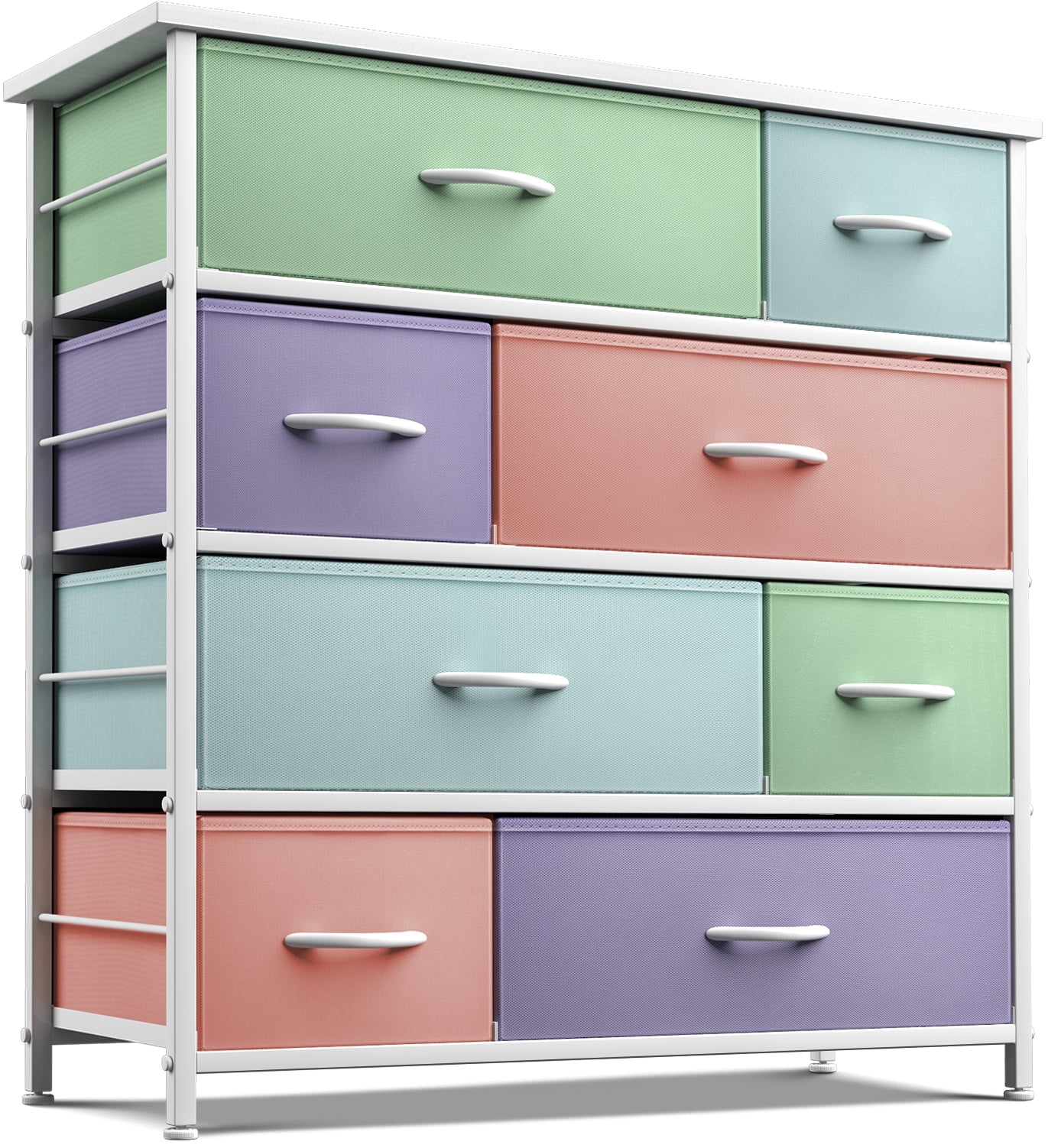 8 Drawers Chest Dresser - Pastel - Walmart.com