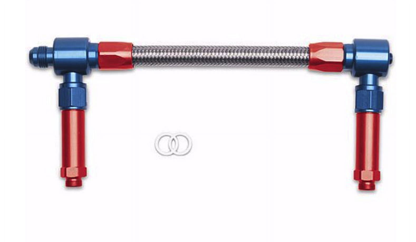 #8 Dual Inlet Fuel Line Kit - Holley Carb. - Walmart.com