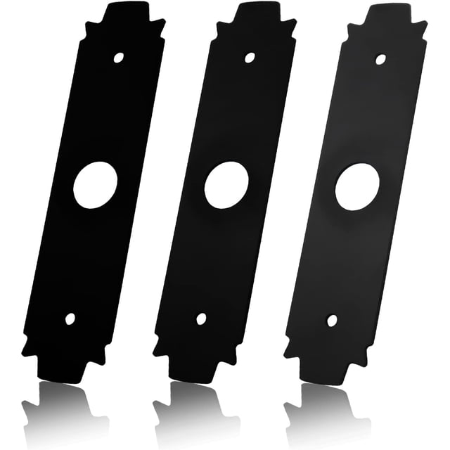 8" Edger Blade - Steel Serrated Blade with 1" Center Hole - Compatible ...