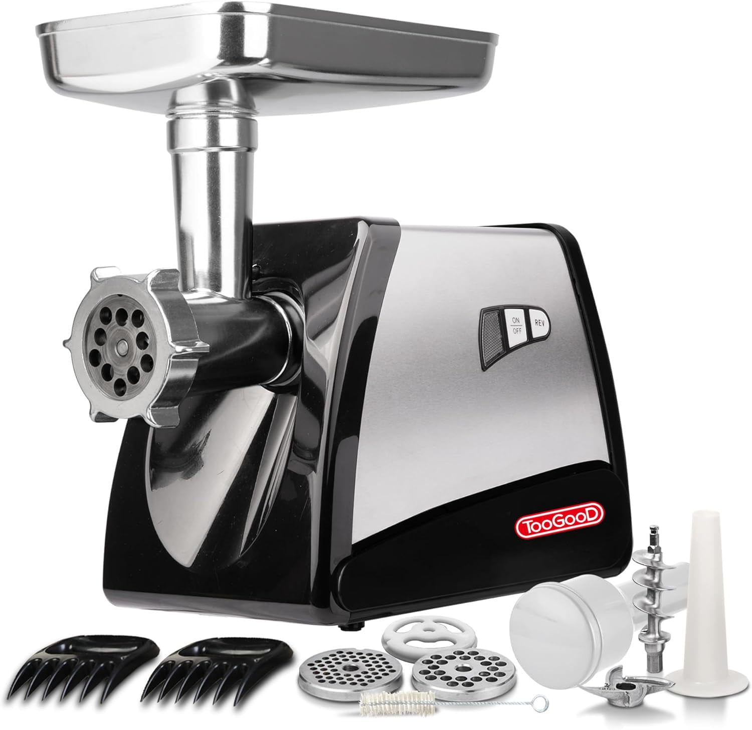 #8 Electric Meat Grinder, 575 Watts, With 2 Meat Claws and Cleaning ...