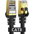 8 Ethernet 200ft Shielded, Indoor&Outdoor, Direct Burial 26AWG Cat8 ...