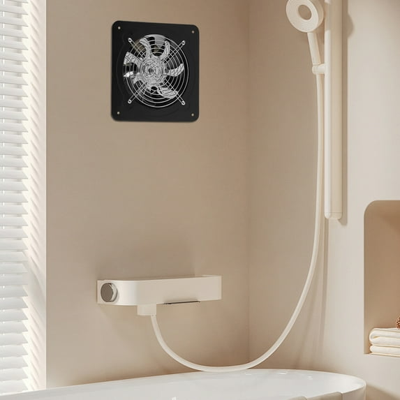 8" Exhaust Fan Portable Kitchen Ventilation Fan Wall Mount with ...