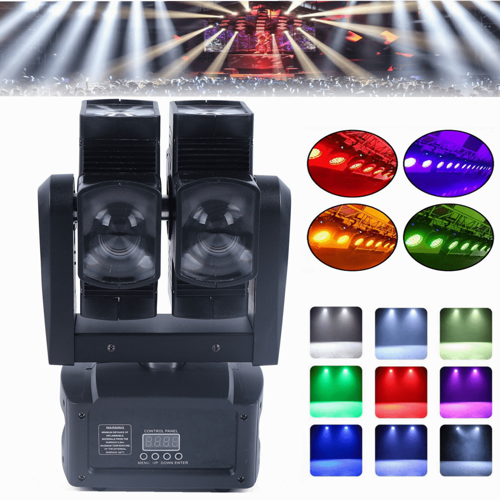 8 Eyes Moving Head Spider Stage Laser Light RGB DJ Disco Party Effect ...