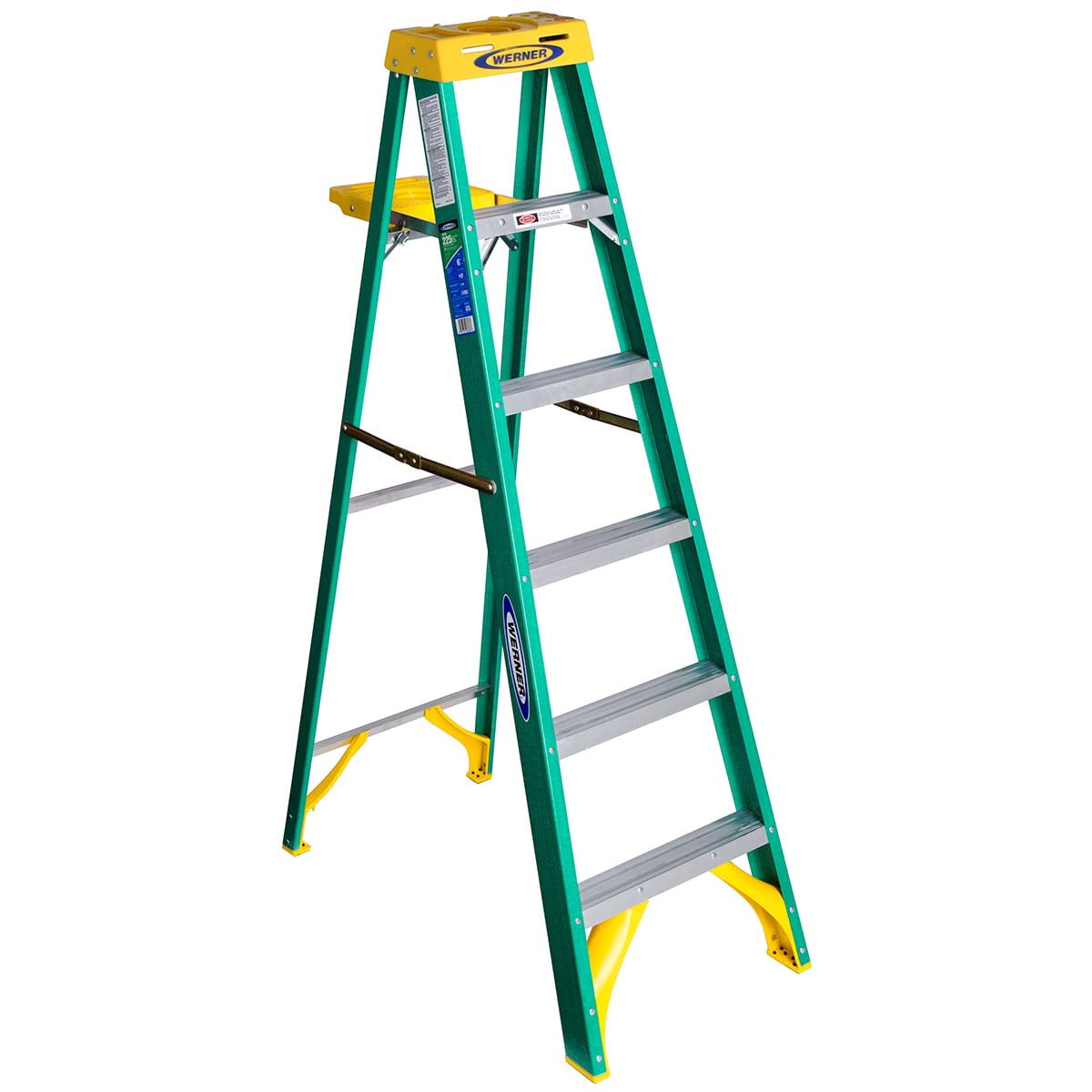 8' FG STEPLDR W/PAIL SHELF II - Walmart.com