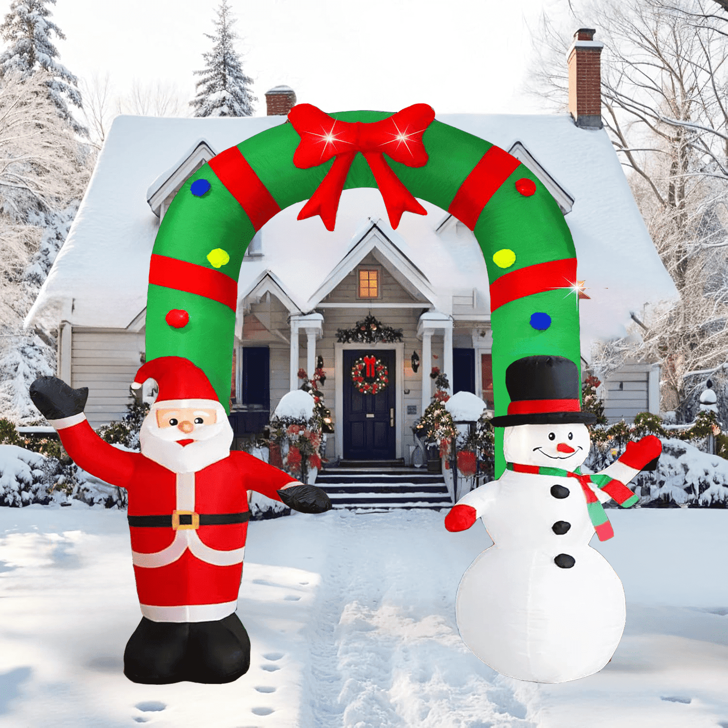 8 Ft Christmas Inflatables Archway Christmas Inflatables Decorations