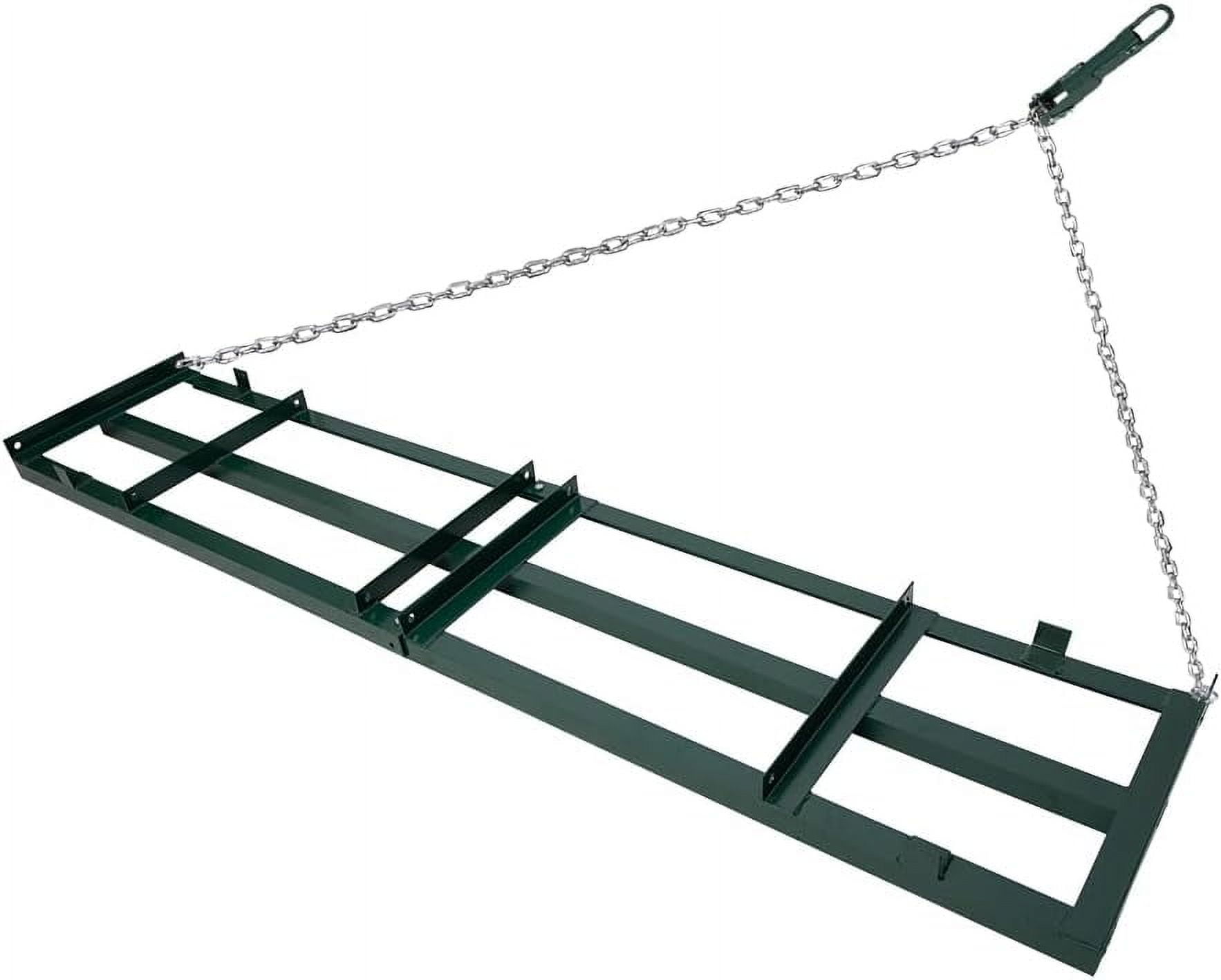 8 FT Drag Harrow, Driveway Drag Grader Landscape Power Rake, Tow Behind ...