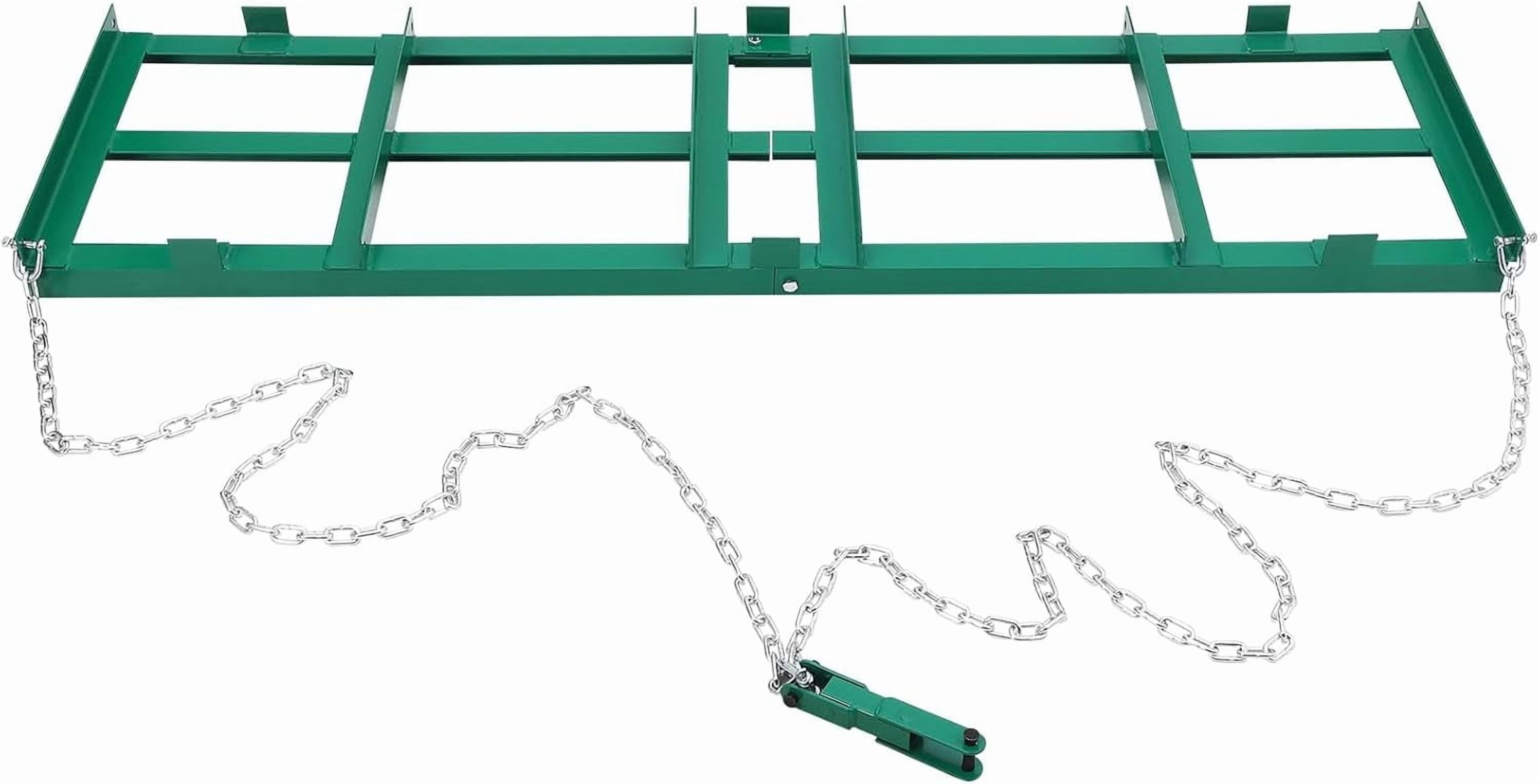 8 FT Driveway Drag Harrow - Tow Behind Gravel Grader with 6 FT Chain ...