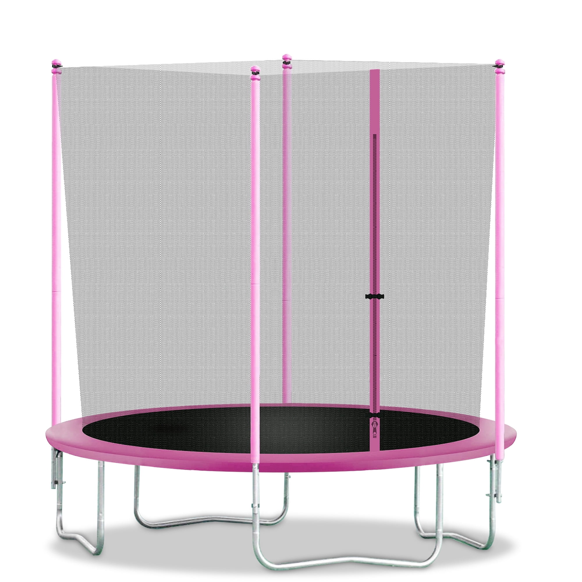 PayLessHere 8 ft Trampoline Combo Jump Safety Enclosure Net W/Spring ...